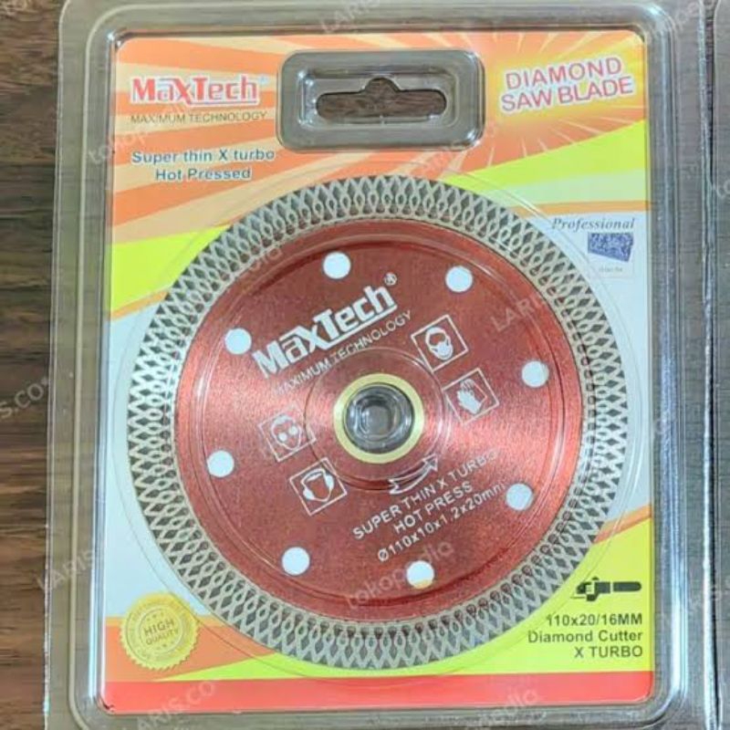 Jual MATA POTONG GRANIT/KERAMIK TURBO MAXTECH 4 INCH MERAH | Shopee ...