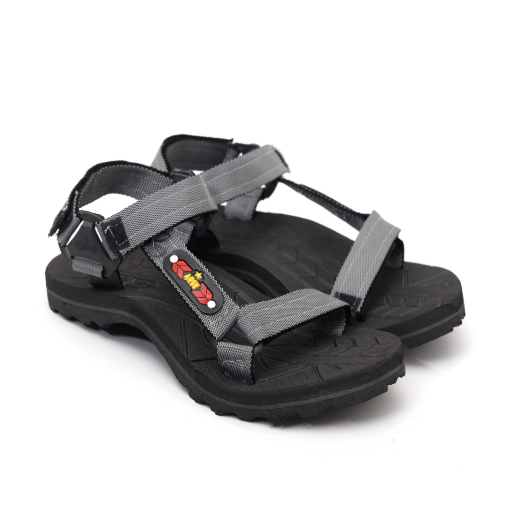 Jual Arsy Sport - Sandal Gunung Pria - Sandal Slop Pria - Sandal Pria - Abu | Shopee Indonesia