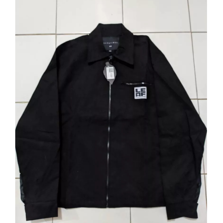 Jual LEAF Classic Black Work Jacket | Shopee Indonesia