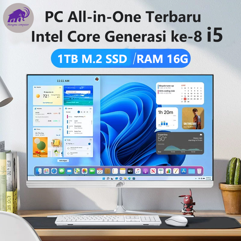 Jual Komputer PC All-in-One dengan Prosesor Intel Core i5 Generasi ke-8 ...