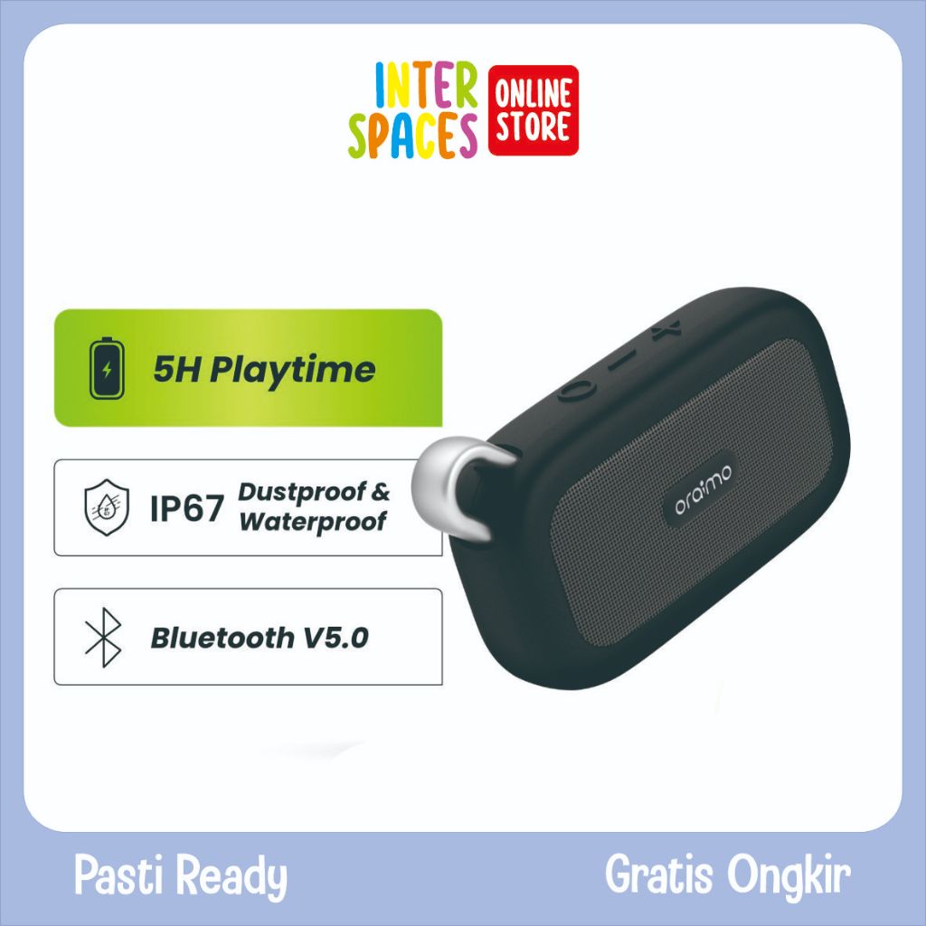 Jual Speaker Oraimo Mini Wireless Bluetooth Speaker V5.0 Palm Portable ...
