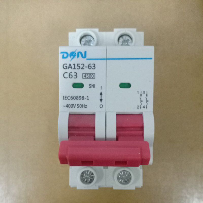 Jual MCB 2P 63A Tipe GA152-63 Merk DEN | Shopee Indonesia Jual MCB 2P 63A Tipe GA152-63 Merk DEN | Shopee Indonesia