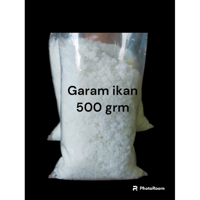 Jual garam grosok ,garam ikan 500 grm mentabilakan air | Shopee Indonesia