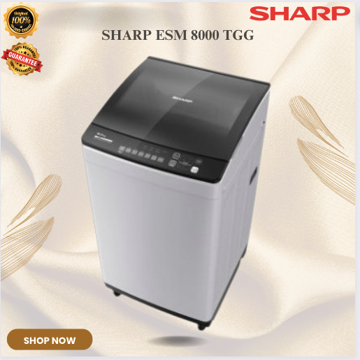 Jual MESIN CUCI SHARP TOP LOADING ESM8000TGG 8KG/ESM-8000-TGG/ESM-8000 ... Jual MESIN CUCI SHARP TOP LOADING ESM8000TGG 8KG/ESM-8000-TGG/ESM-8000 ...