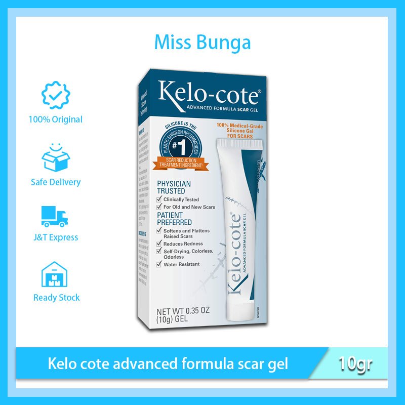 Jual Kelo Cote Advanced Formula Scar Gel 10gr / Scar Removal Ointment ...