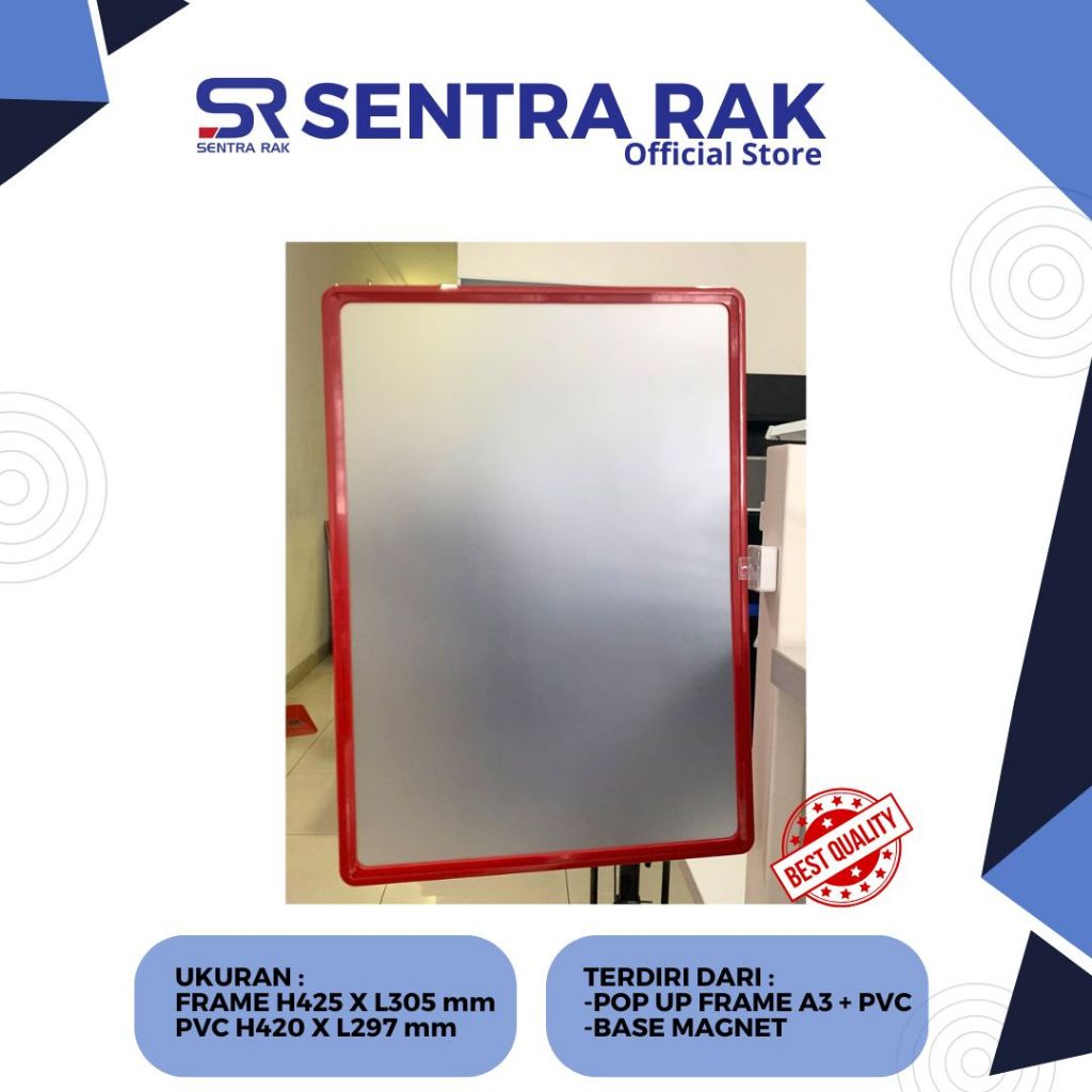 Jual Pop Up Frame Promo A3 + Base Magnet for Pop Up Frame -Stand ...