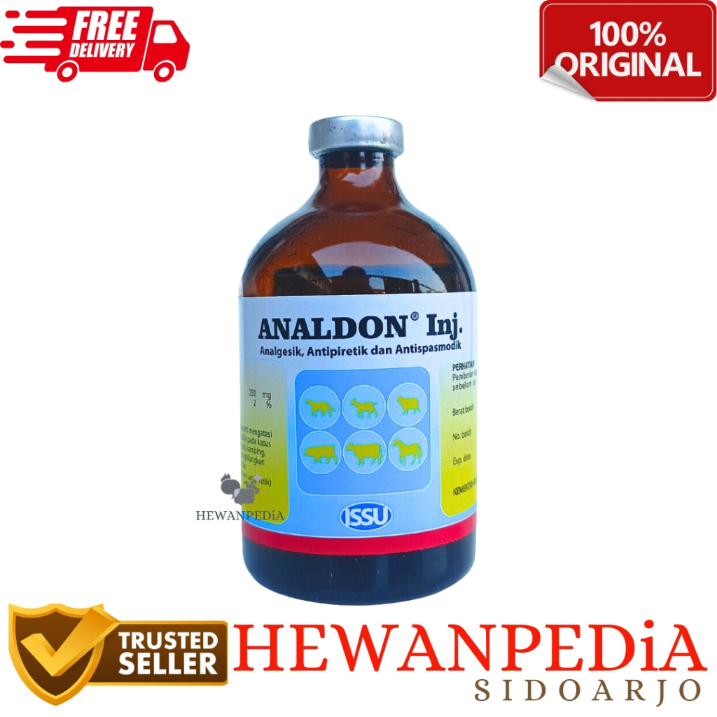 Jual ANALDON 100 ml Hewanpedia - Antipiretik Antispasmodik Penurun ...