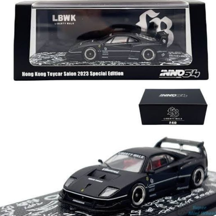 Jual Inno64 LBWK Liberty Walk Ferrari F40 Matte Black | Shopee Indonesia