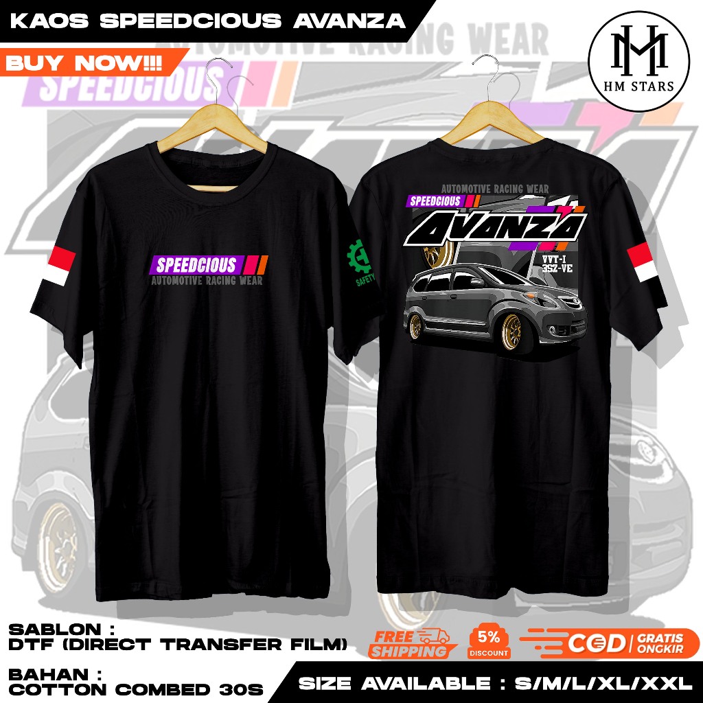 Jual Kaos Mobil Avanza - Kaos Distro Pria Wanita Mobil Toyota Avanza ...