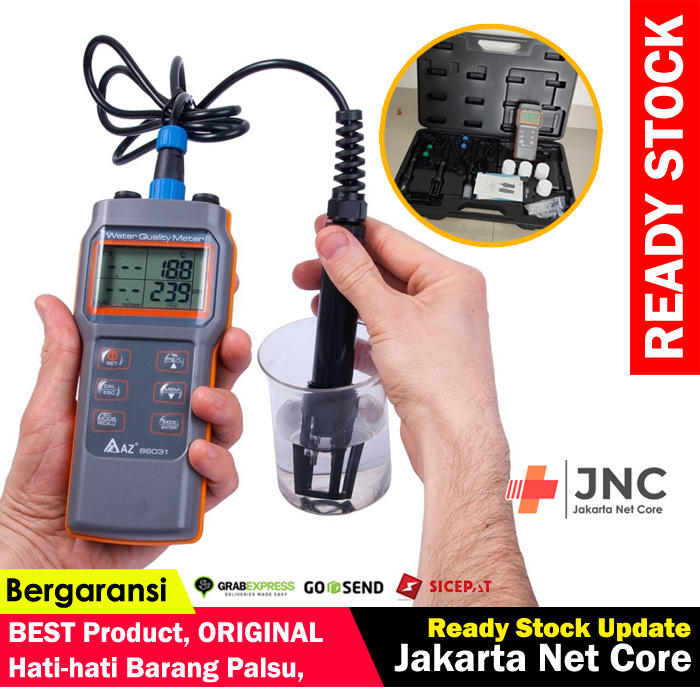 Jual Water Meter 5 in 1 AZ Instrument 86031 Dissolved Oxygen PH ...