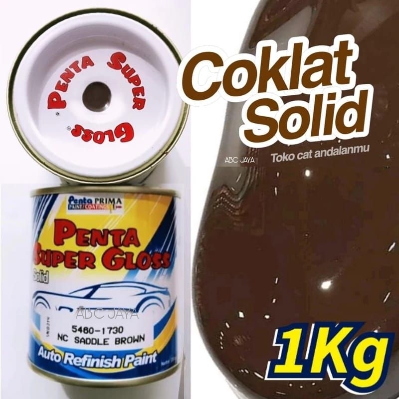 Jual Cat Penta Super Gloss 5460-1730 NC Saddle Brown 1Kg Sadel Sadle ...