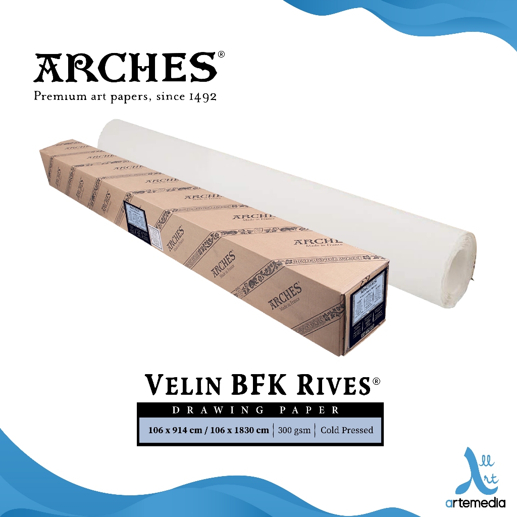 Jual Arches Velin BFK Rives Publishing Paper Roll Kertas Gambar ...