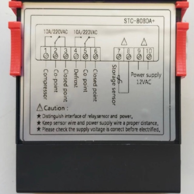 Jual STC-8080A DC 12V Defrost Digital Temperature Controller | Shopee ...