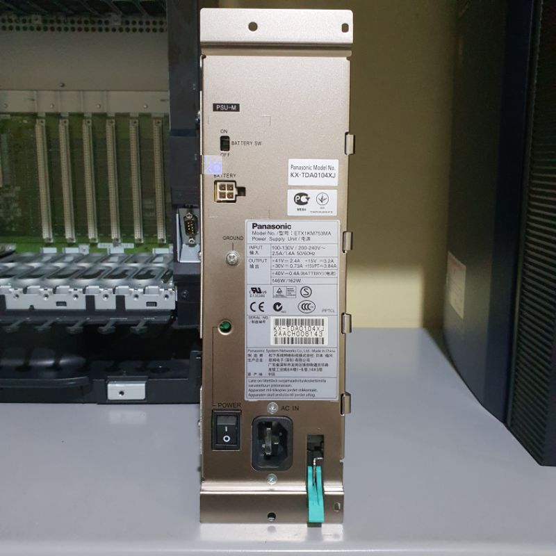 Jual Power Supply KX-TDA0104 For Pabx Panasonic KX-TDA100 / KX-TDA200 ...