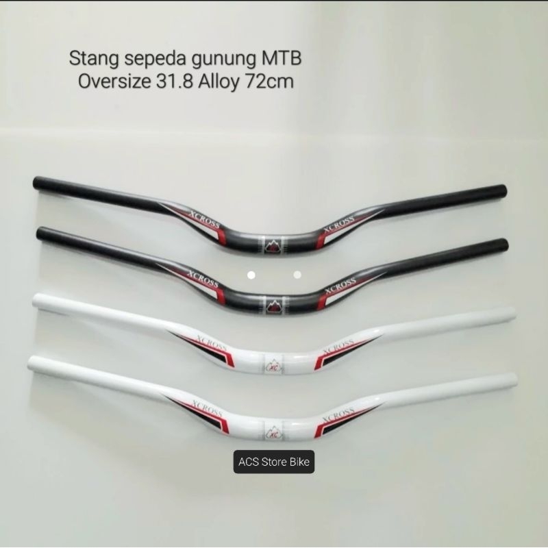Jual STANG HANDLEBAR SEPEDA GUNUNG MTB OVERSIZE 31.8 ALLOY 72cm MERK XC CROSS | Shopee Indonesia