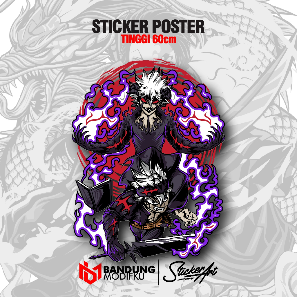 Jual STIKER POSTER 60cm / 018 / STICKER KACA / STICKER MOBIL / STICKER ...