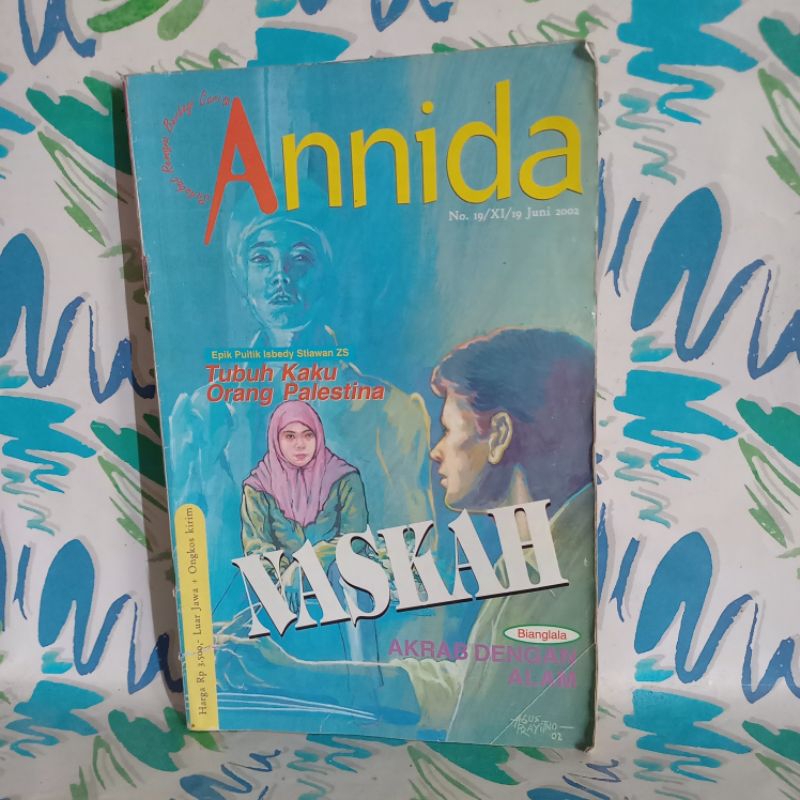 Jual original Majalah Annida NASKAH Nomor 19/XI/19 Juni 2002 cek foto dan deskripsi HARAP TELITI ...