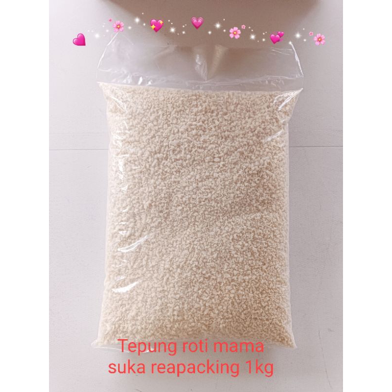 Jual TEPUNG ROTI MAMA SUKA /WHITE BREAD CRUMBE REPACKING 1KG | Shopee ...