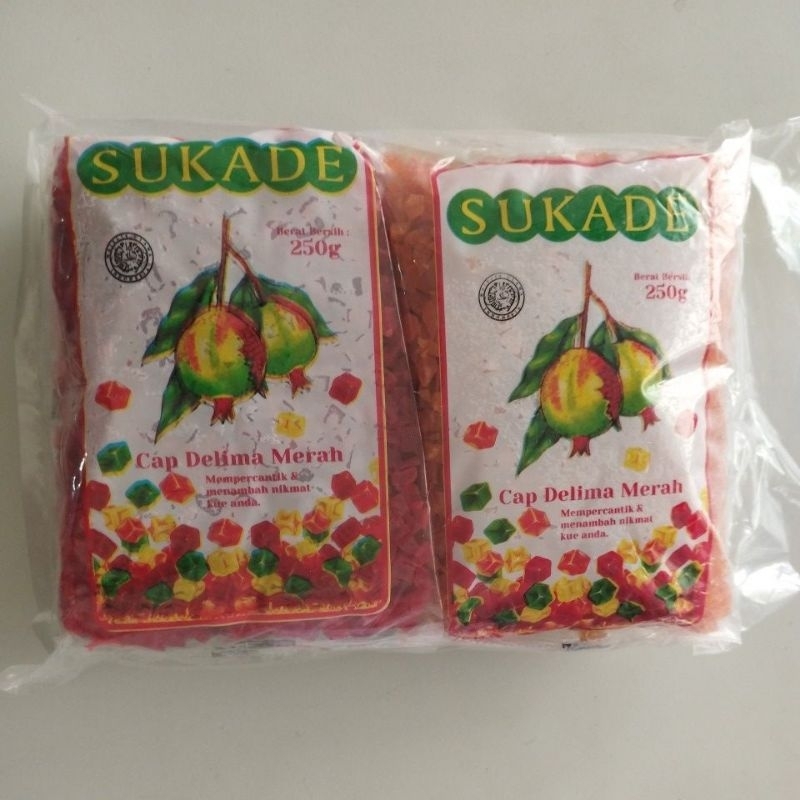Jual Sukade 250g Kemasan Cap Delima Merah | Shopee Indonesia