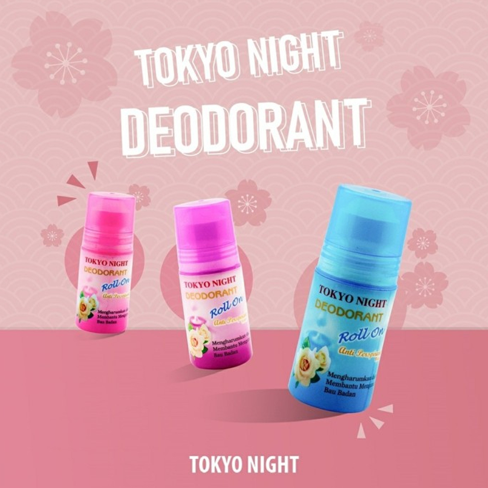 Jual TOKYO NIGHT DEODORANT ROLL ON ANTI PERSPIRANT | Shopee Indonesia