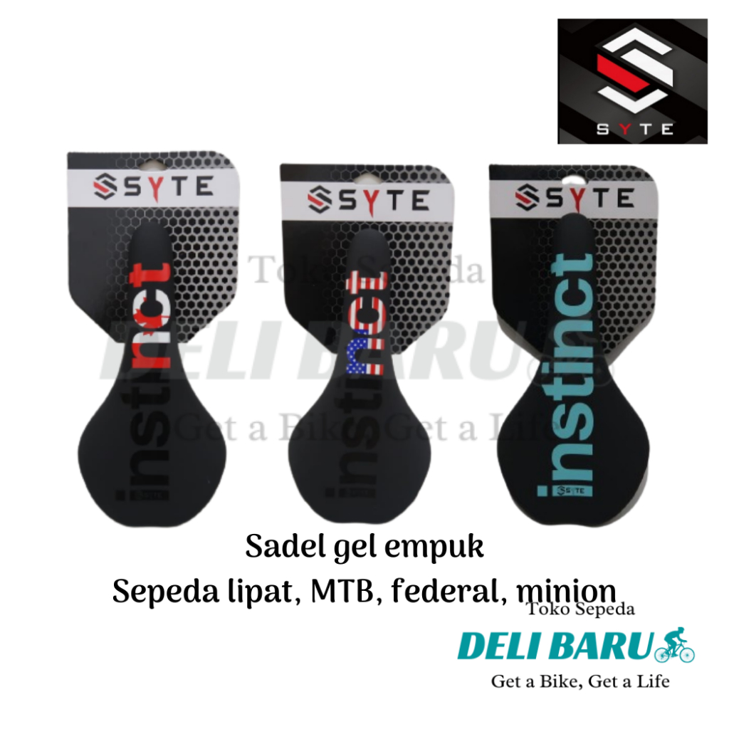 Jual SYTE Sadel gel jok syte instinct sepeda MTB, federal, lipat, fixie ...