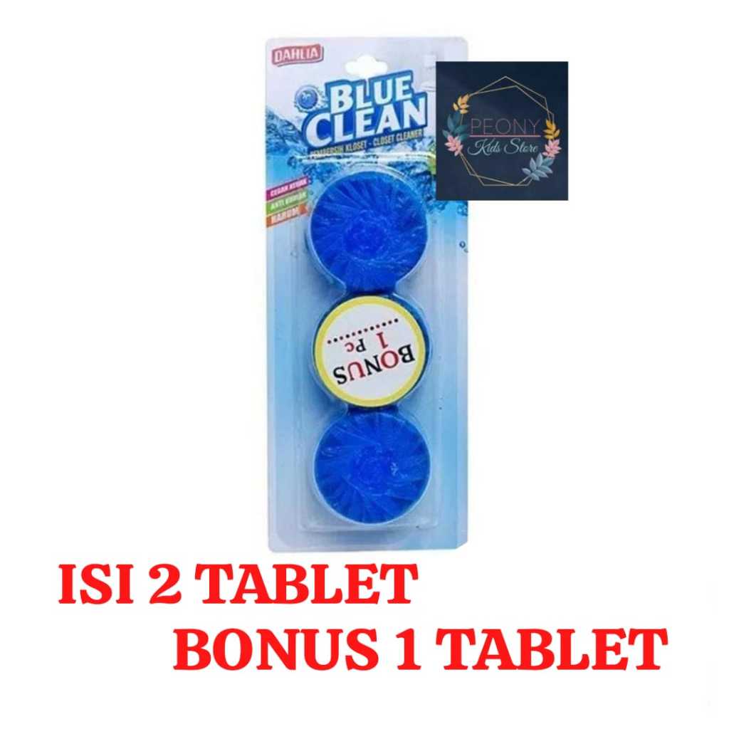 Jual BLUE CLEAN PEMBERSIH kloset duduk BC-002/tablet pewangi dan ...