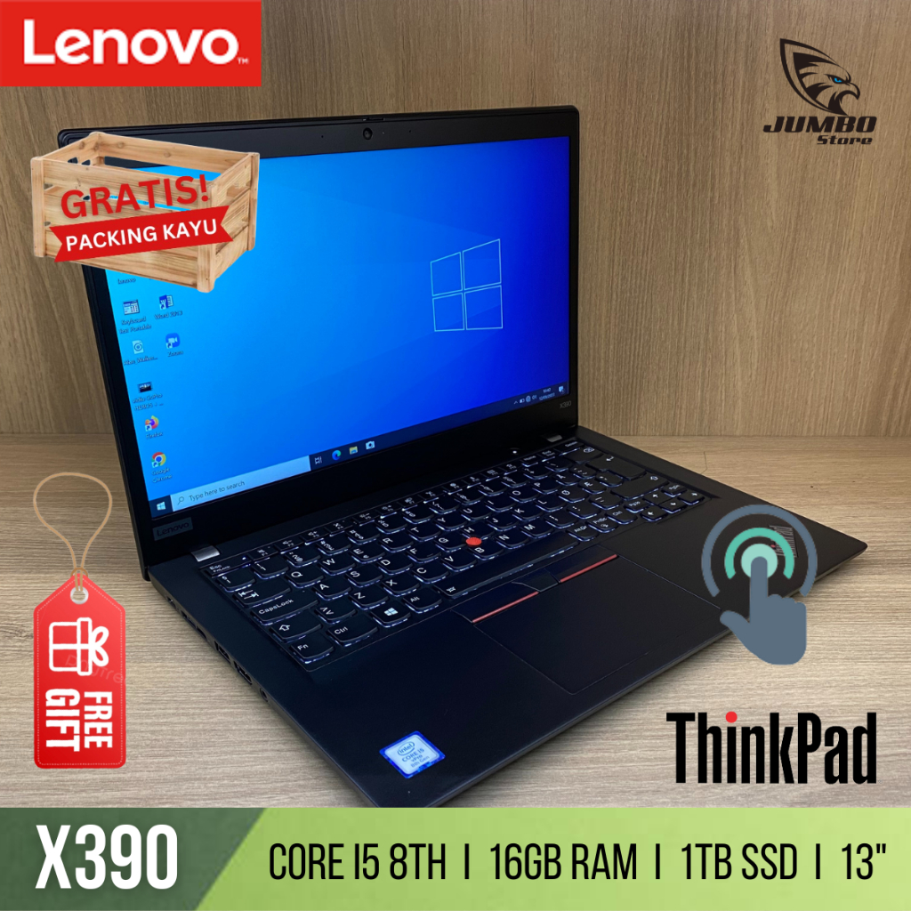 Jual Laptop Lenovo Thinkpad X390 Core i5 8th Gen 16GB RAM 1TB SSD ...