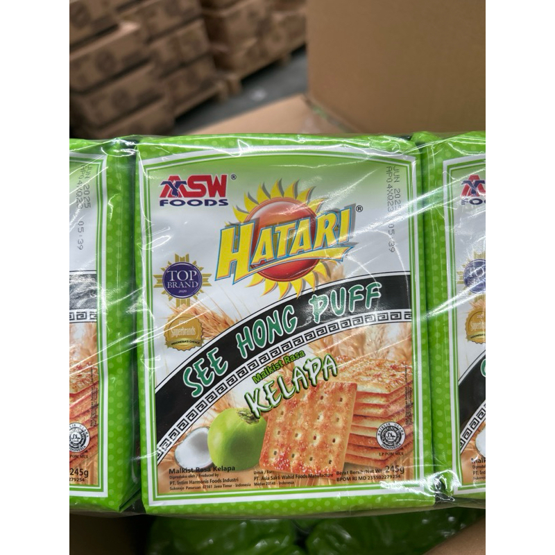 Jual Hatari see hong puff kelapa 245gram | Shopee Indonesia