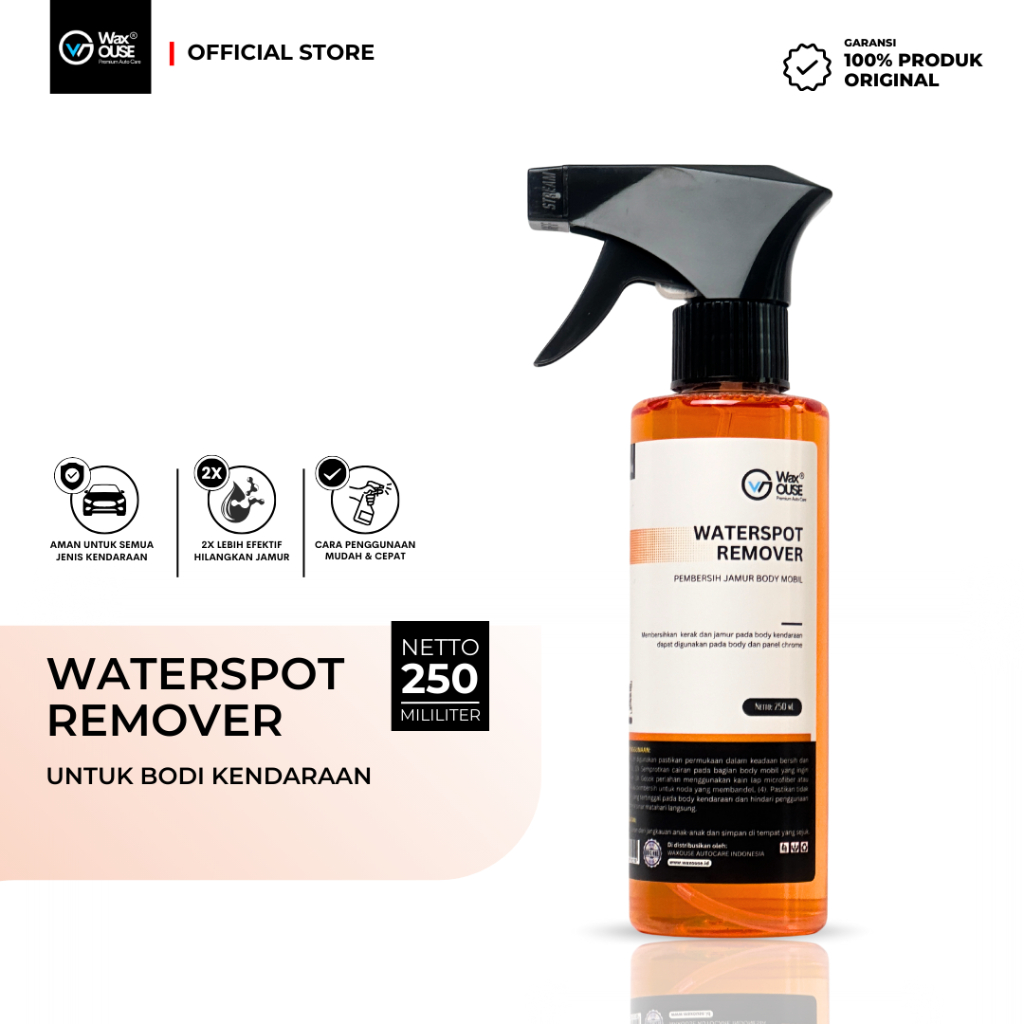 Jual Waxouse Waterspot Remover Obat Pembersih Penghilang Jamur Body Mobil & Motor | Shopee Indonesia