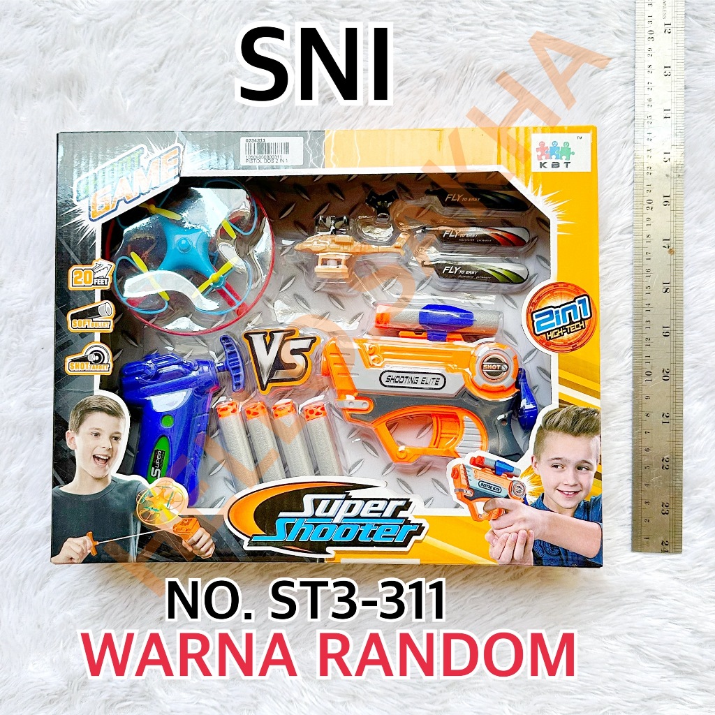 Jual MAINAN NO. ST3-311 SUPER SHOOTER PISTOL PISTOLAN PELURU BUSA ...