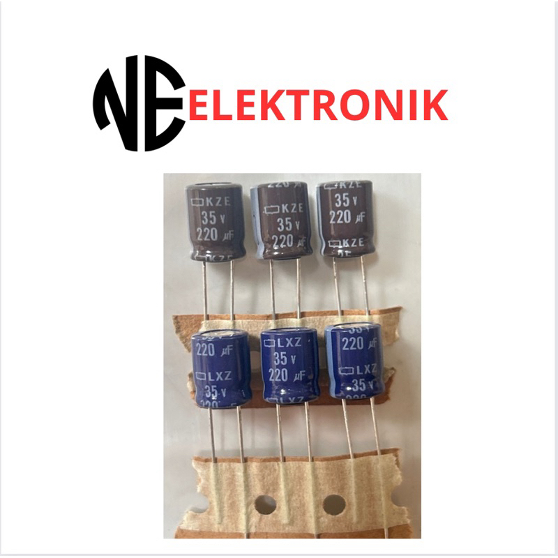 Jual Kapasitor Elko Elco 220uf 35v Renceng | Shopee Indonesia