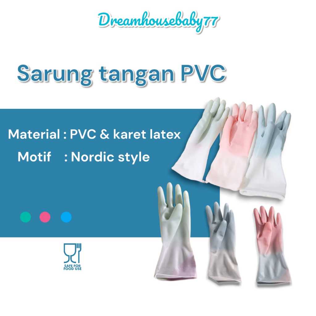 Jual Sarung Tangan Anti Air / Sarunga Tangan PVC / Sarung Tangan Cuci ...