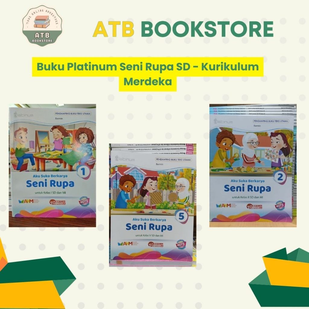 Jual Buku Seni Rupa Kelas 1, 2, 3, 4, 5, 6 SD/MI Kurikulum Merdeka - PLATINUM | Shopee Indonesia