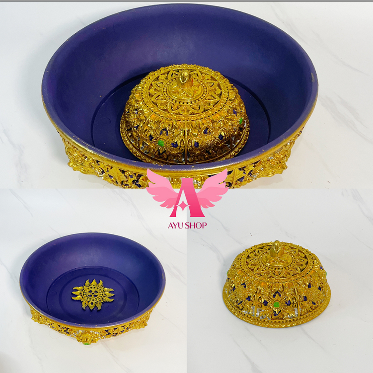 Jual Sodan Bali Set Wadah Tutup Bokor 30cm | Tempat Bunga Bali | Shopee ...