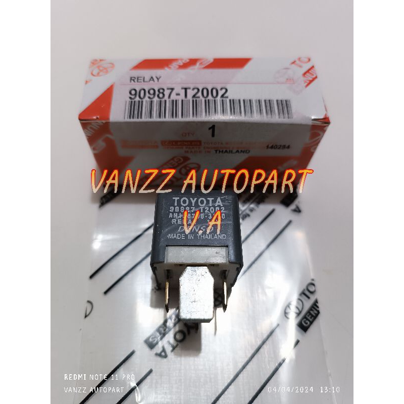 Jual relay 12v kaki 4 Toyota Avanza 90987-T2002 | Shopee Indonesia