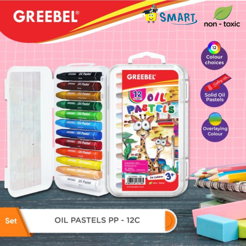 Jual GREEBEL OIL PASTEL PP 12C | Shopee Indonesia