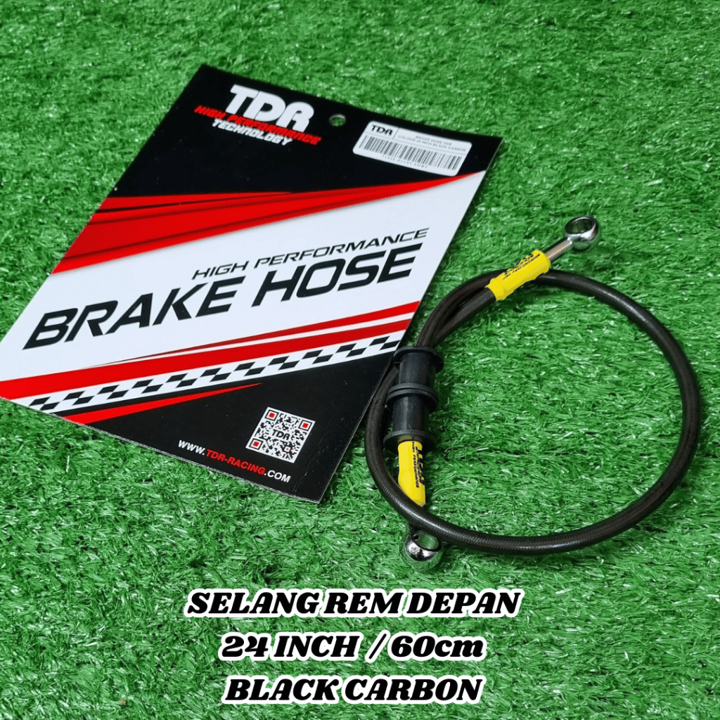 Jual Selang Rem TDR Black Carbon 24inch/ 60cm Selang Rem Belakang ...