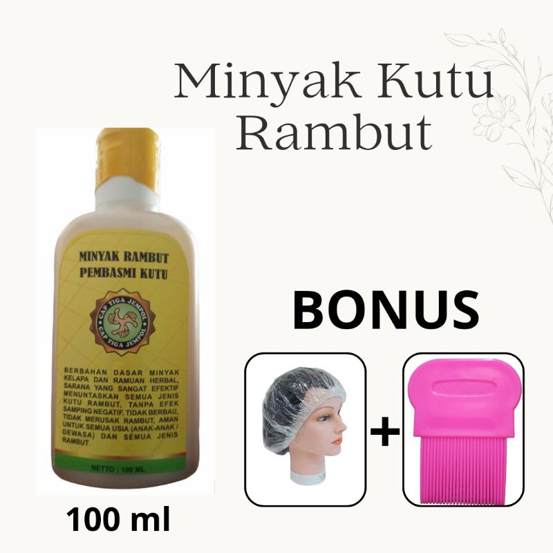 Jual minyak kutu rambut dan telurnya,(tiga jempol)100ml. | Shopee Indonesia