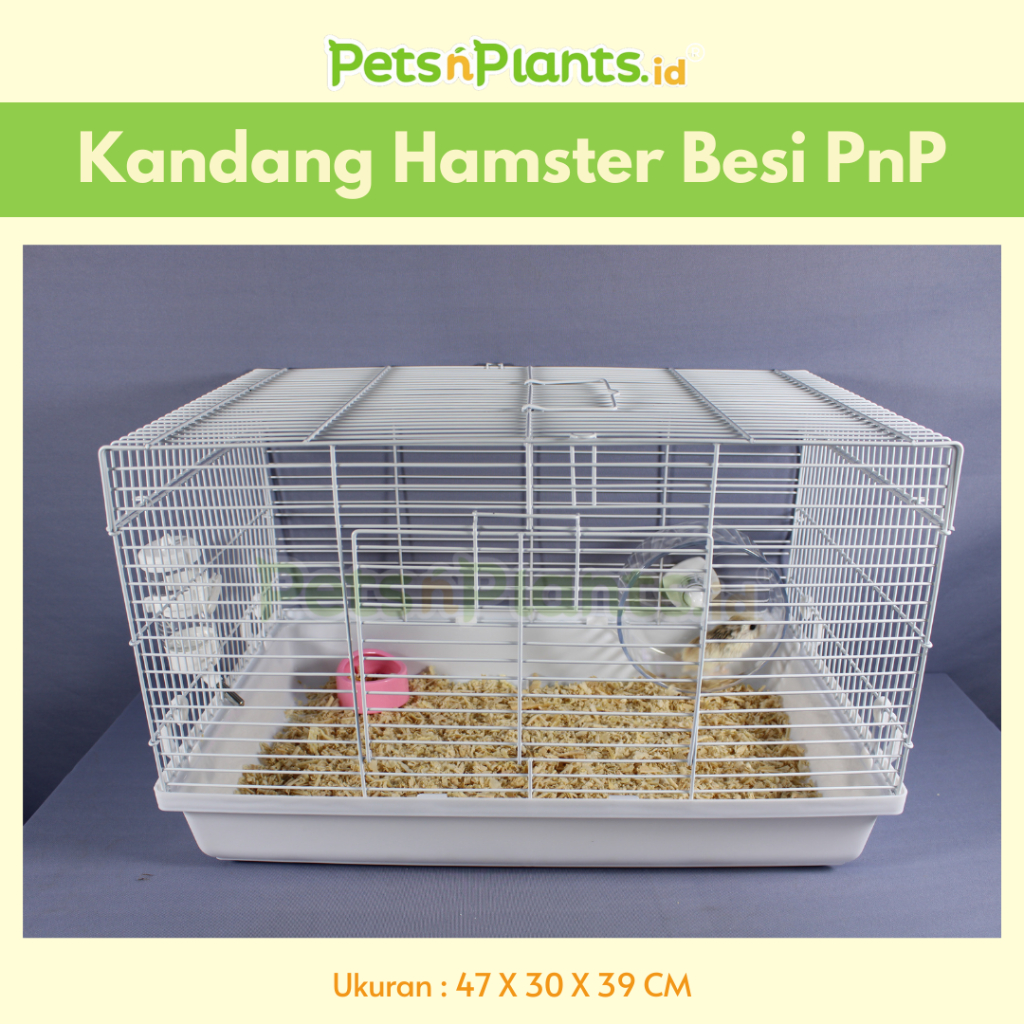 Jual Kandang Hamster Besi PetsNPlants.Id 47 X 30 X 39 CM | Shopee Indonesia