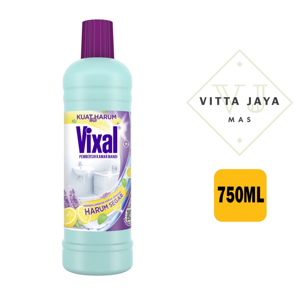Jual VIXAL PEMBERSIH PORSELEN KAMAR MANDI HIJAU 750ml | Shopee Indonesia