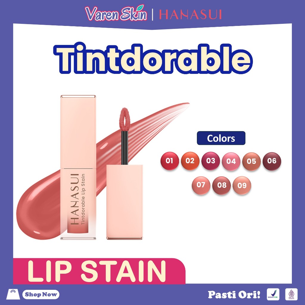 Jual HANASUI Tintdorable Lip Stain - Lip Tint | Shopee Indonesia
