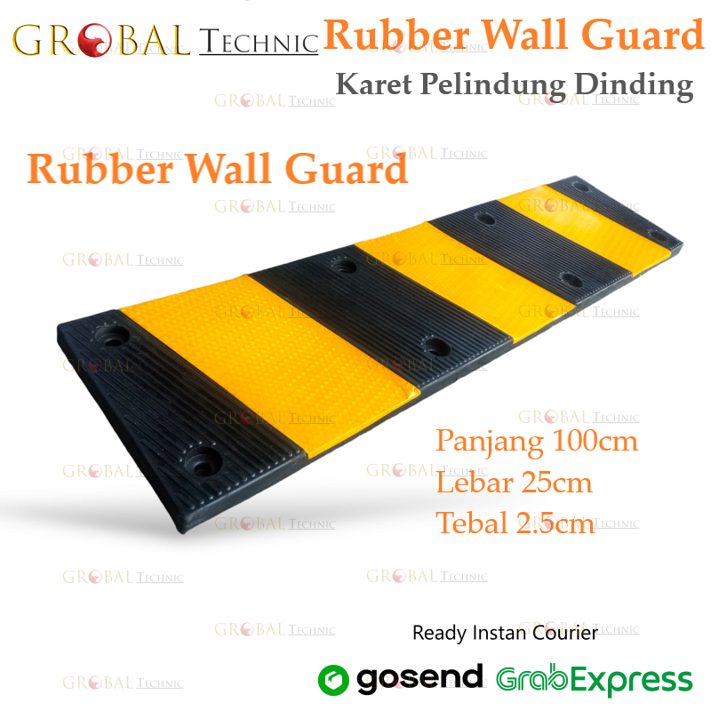 Jual Rubber Wall Guard Pelindung Dinding / Bumper Karet Pengaman Tembok ...