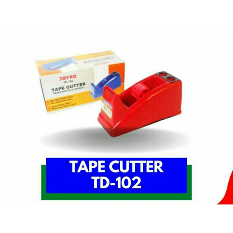Jual TAPE CUTTER DISPENSER JOYKO TD-102 PEMOTONG ISOLASI KECIL | Shopee ...