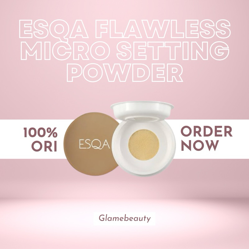 Jual ESQA FLAWLESS MICRO SETTING POWDER BEDAK TABUR | Shopee Indonesia
