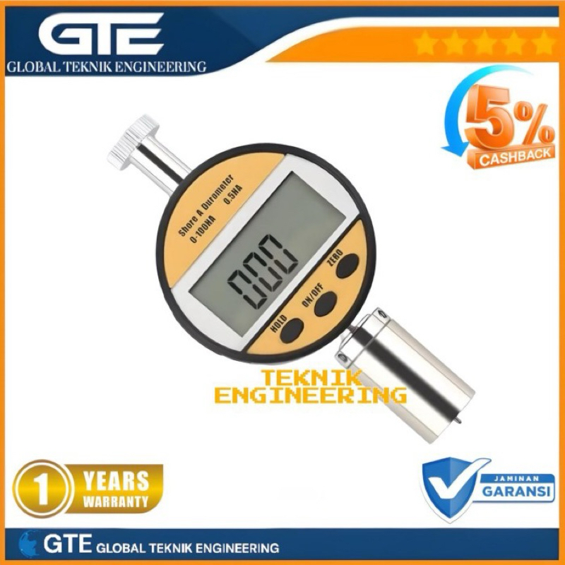 Jual Shore D Durometer Hardness Tester Glass Acrylic Kaca LXDD Meter ...
