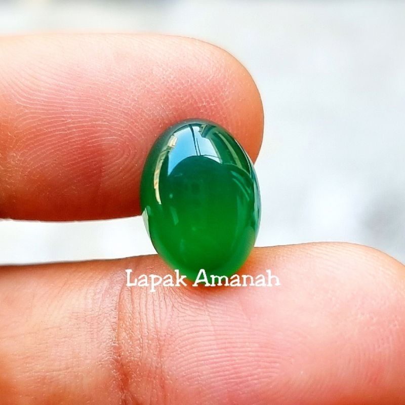 Jual Batu Akik Asli Natural Green Chalcedony/Bacan/Hijau Garut ...