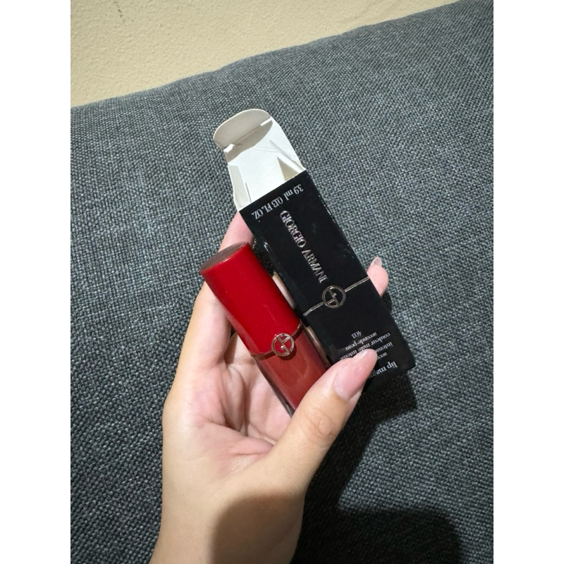 Jual Giorgio Armani Lipmagnet Lip magnet 403 1x swatches | Shopee Indonesia