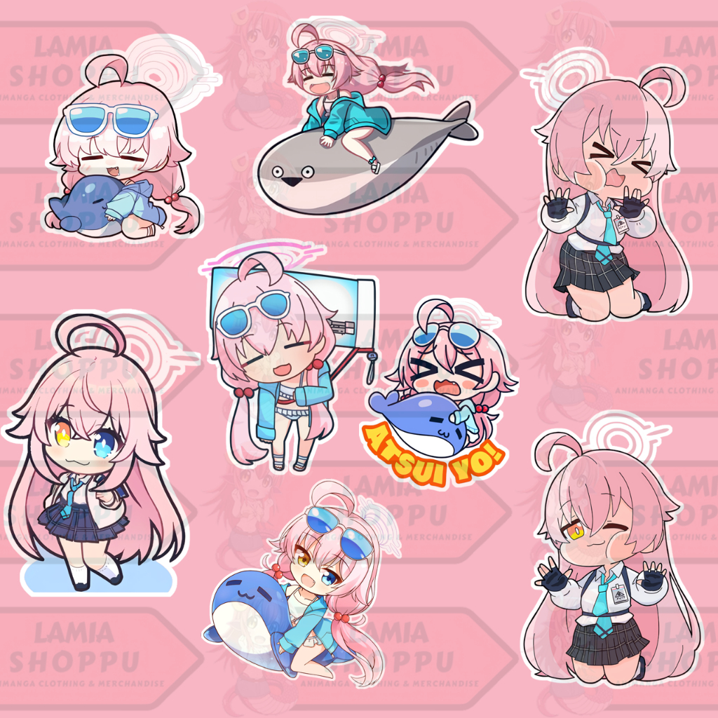 Jual Sticker Blue Archive Hoshino | Sticker Vinyl Takanashi Hoshino BA ...