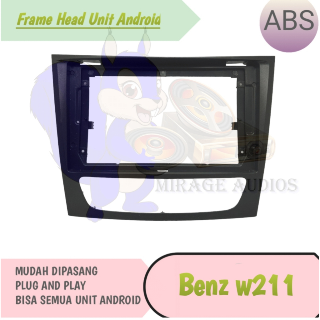 Jual Frame Head Unit Android Mercedes Benz E-Class W211 9 inch | Shopee ...