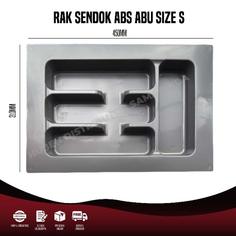Jual TWIN Rak Sendok ABS C Sekat Laci S Drawer Screen / Rak Sendok ...